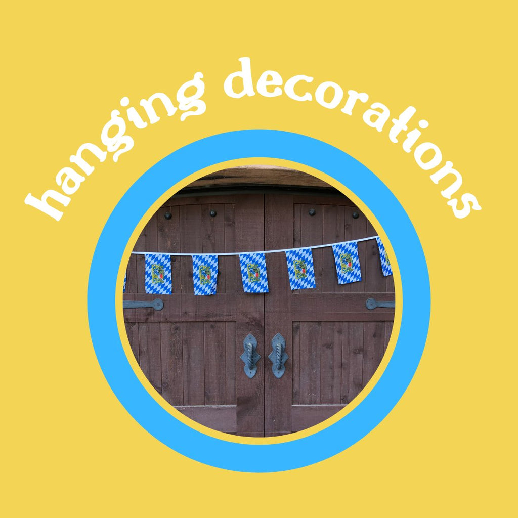 Save on German Oktoberfest Hanging Decor Bavarian Party Decorations!