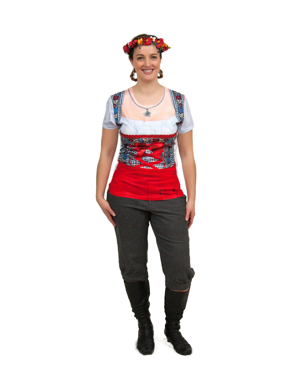 Traditional Dirndl Shirts & German Costume Accessories