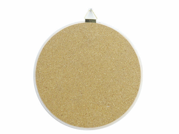Round Ceramic Plaque Rosemaling