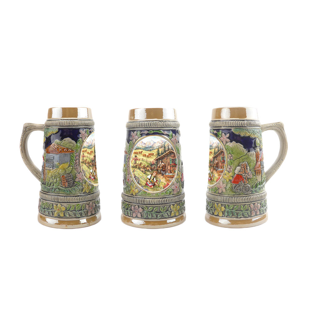 Unique Shot Glass German Spring Edition Made in Ceramic